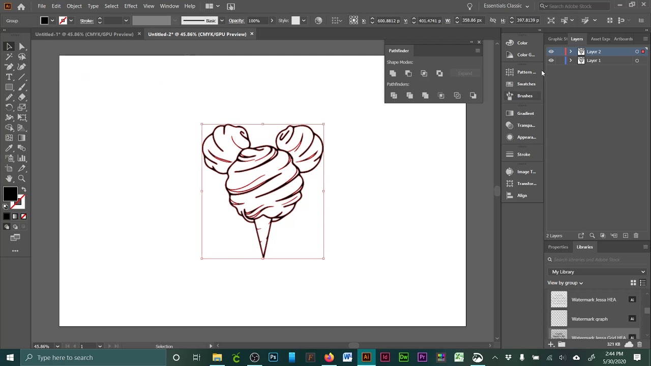 Offset Path In Illustrator From Trace Image YouTube offset-path-in-illustrator-from-trace-image-youtube