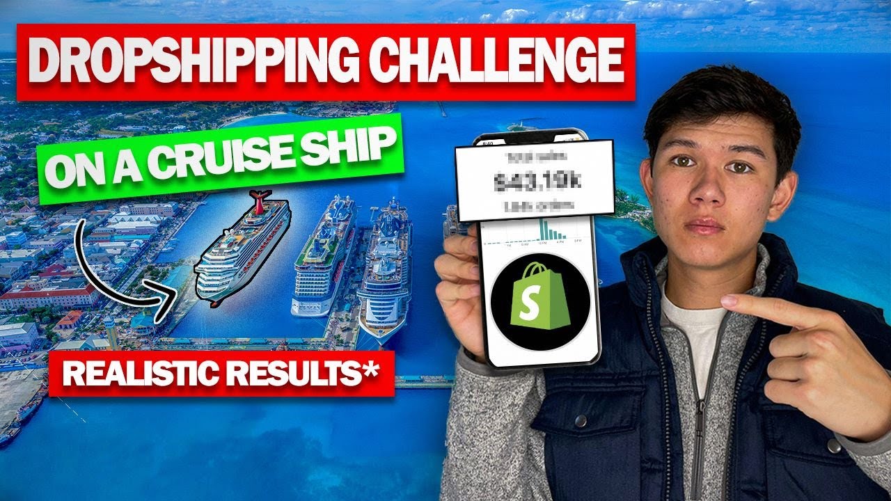 7 Day Dropshipping Challenge on a Cruise Ship (Realistic Results) - YouTube