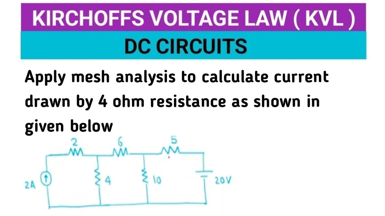 KIRCHHOFF'S VOLTAGE LAW (KVL) | KIRCHHOFF'S VOLTAGE LAW (KVL) BASIC ELECTRICAL ENGINEERING BEE ...