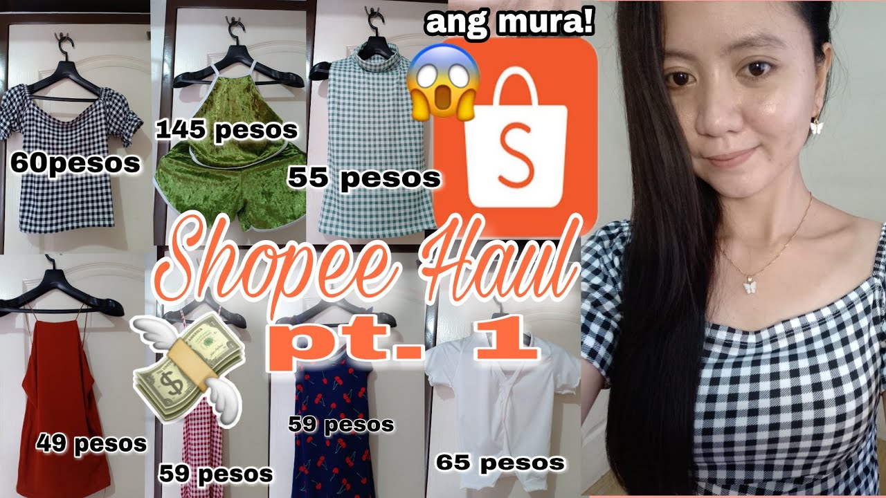 SHOPEE HAUL: Affordable tops, mini dress and accessories! (part 1 ...