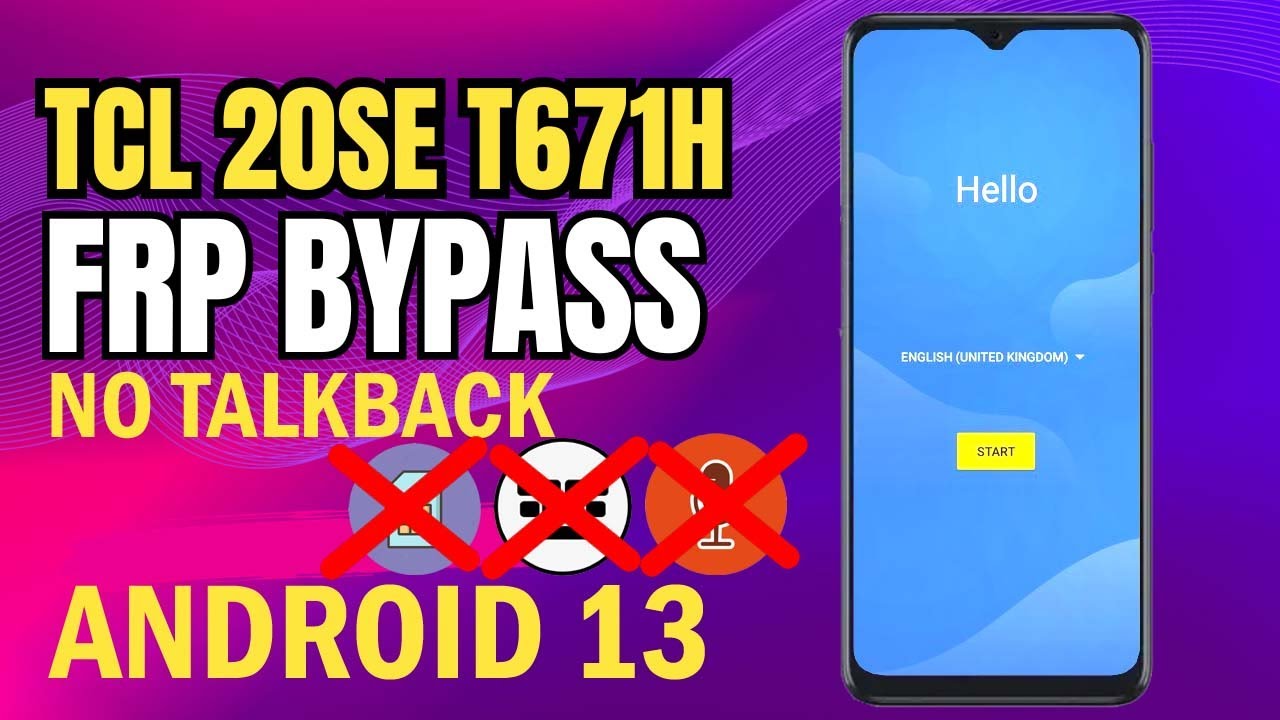 TCL 20 SE T671H Android 12 FRP Bypass September 2023: New Trick No Need Talkback & Keybourd ...