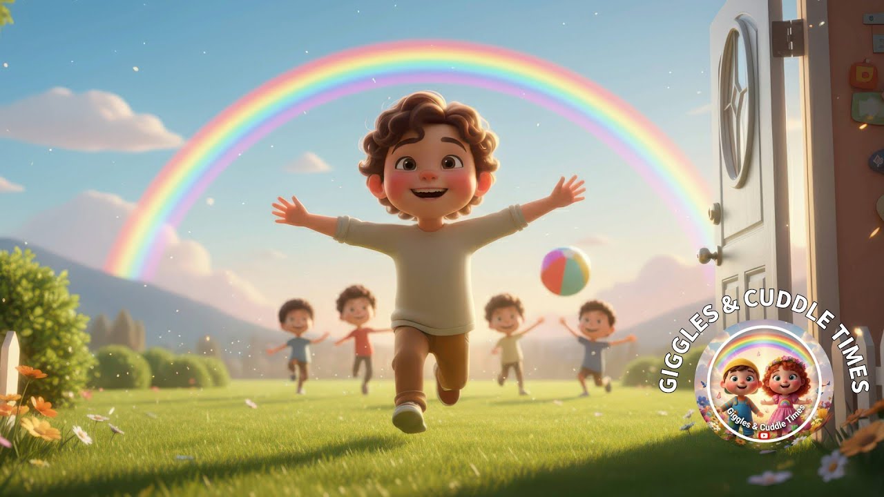 Rainbow Dance! 🌈 Fun Kids Song | Learn Colors & Dance | Giggles and ...