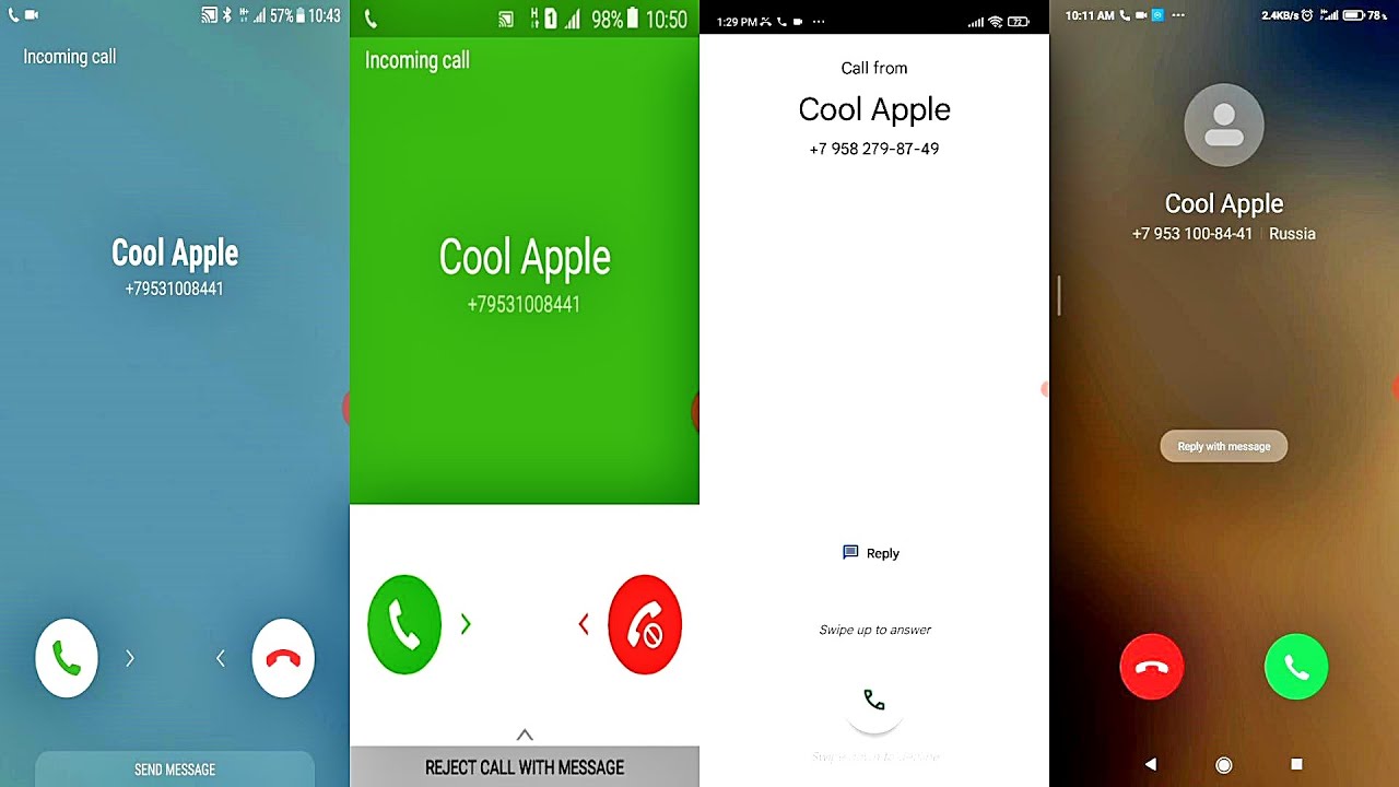 Samsung S6 Edge & J1 (2016) & Redmi Note 10T & Xiaomi MI 9T / Incoming ...