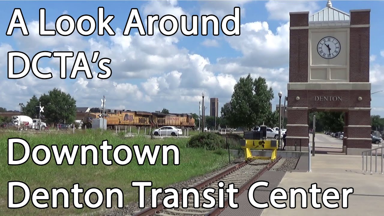 A Look Around the DCTA Downtown Denton Transit Center - YouTube