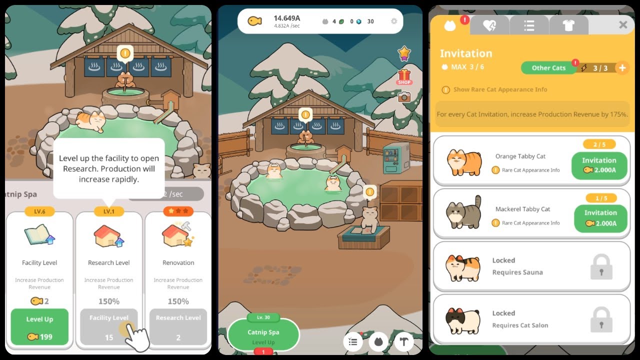 Idle Cat Village Gameplay Video for Android - YouTube