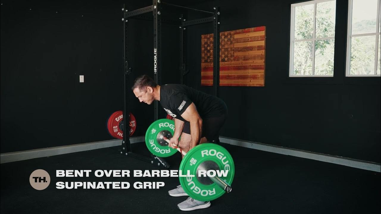 Bent Over Barbell Row Supinated Grip - YouTube
