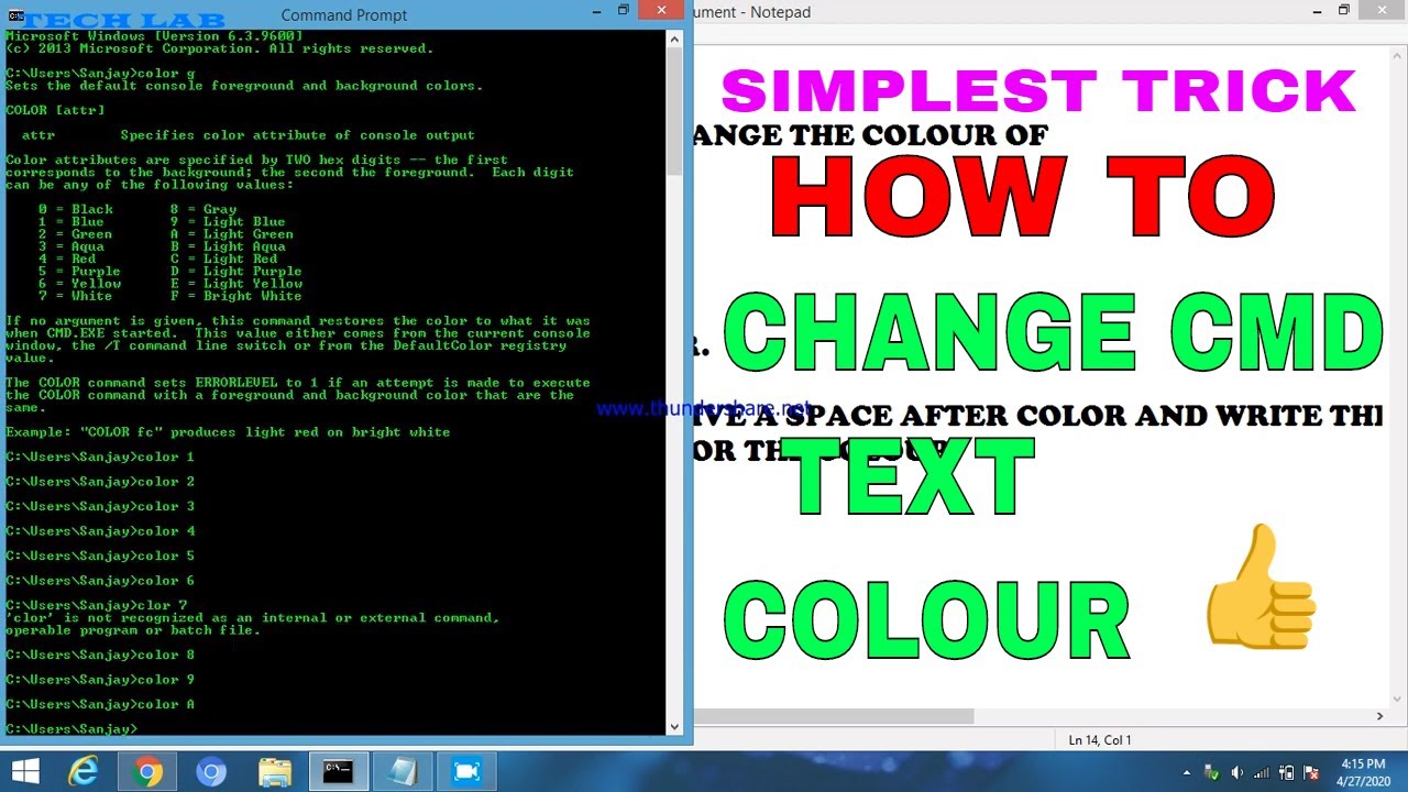 AMAZING CMD TRICK HOW TO CHANGE THE COLOUR OF CMD TEXT HOW TO amazing-cmd-trick-how-to-change-the-colour-of-cmd-text-how-to