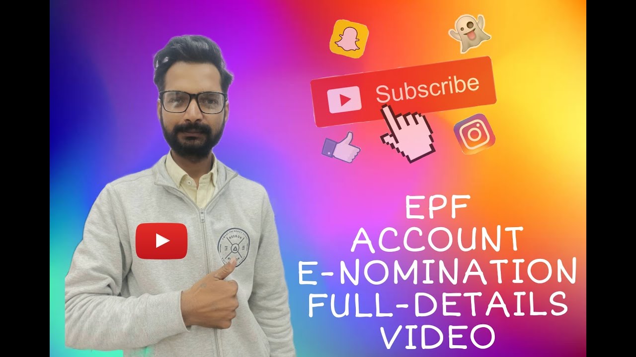 *EPFO Account mai E-nomination kre sirf 5 mint mai full detail video 2021 pf account* in Hindi ...