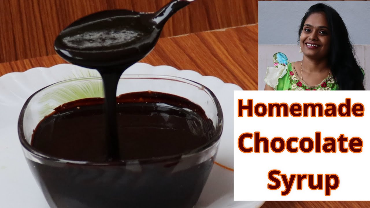 Homemade Chocolate Syrup with 3 ingredients | how to make chocolate ...