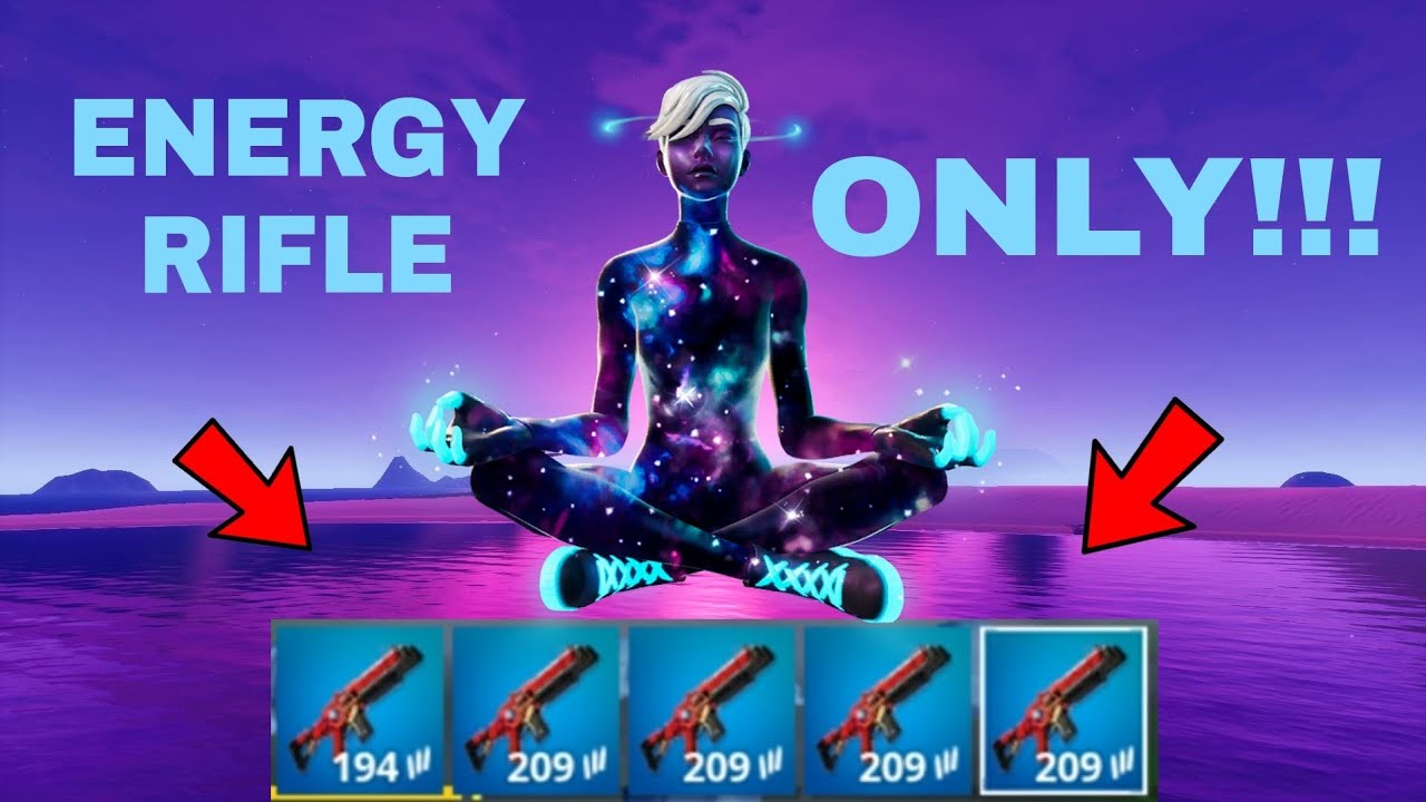ENERGY RIFLE ONLY!!! (FORTNITE CHALLENGE) - YouTube