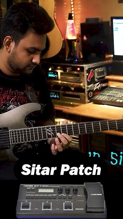 BOSS GT-1 Sitar patch #boss_gt1 #guitar #bossgt1 #cover #guitarsolo #sitar #sitar_simulation ...