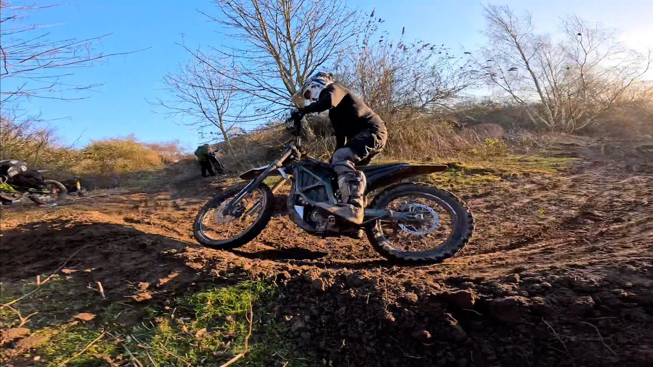 Building our own surron track ( part 1 ) - YouTube