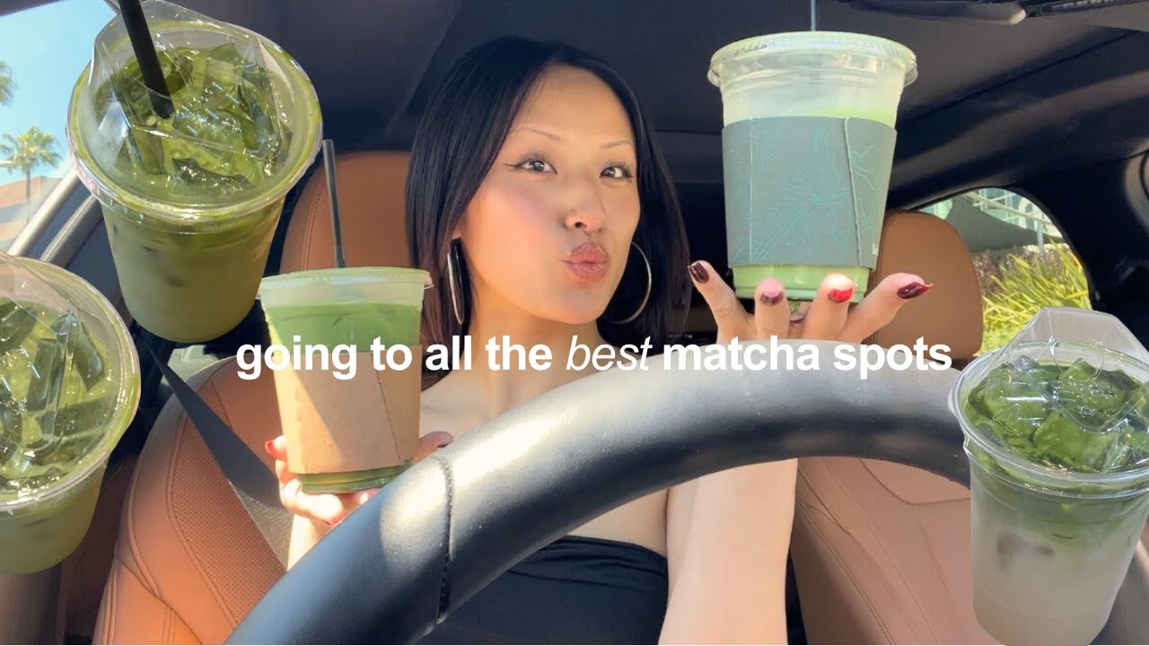 going to all the best places to get *quality* matcha (in OC!) - YouTube