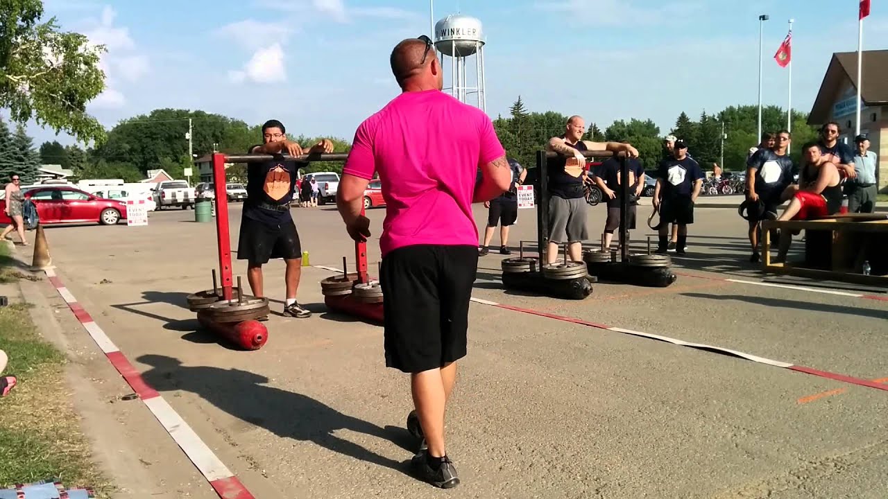 Jamie - Strongman Yoke 880lbs August 9, 2014 - YouTube