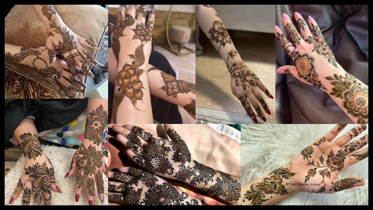 Gulf Mehndi Design 2023 || Stylish Mehndi Design For Girls || Beautiful ...