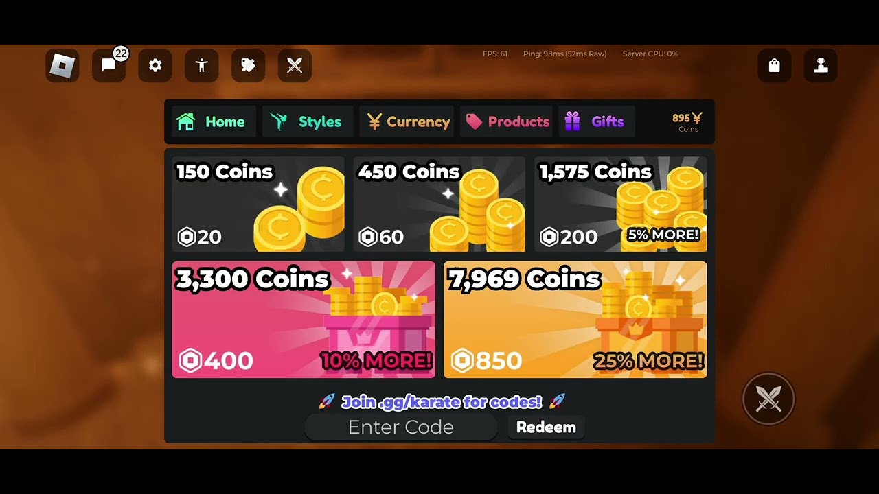 Roblox karate game codes - YouTube