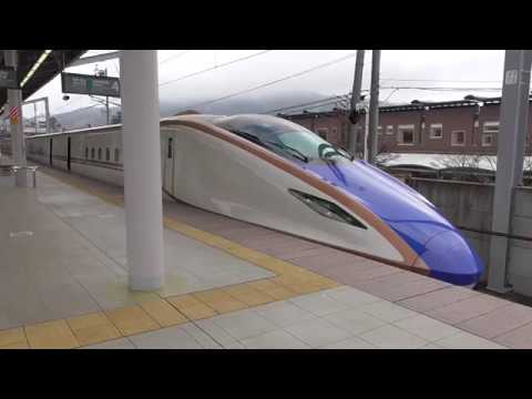 北陸新幹線W7系 あさま633号 軽井沢発車「JR-SH1-1」発車メロディ - YouTube