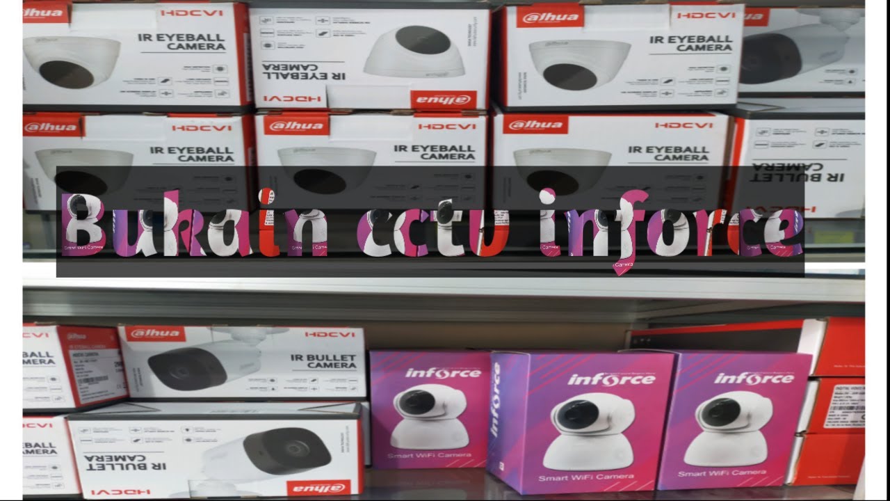 unboxing cctv inforce - YouTube