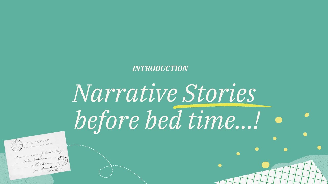 Introduction Narrate a story || Stories Come to Life – Subscribe Today ...