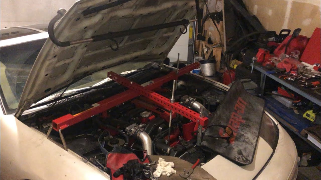300zx oil pan changeout progress - YouTube