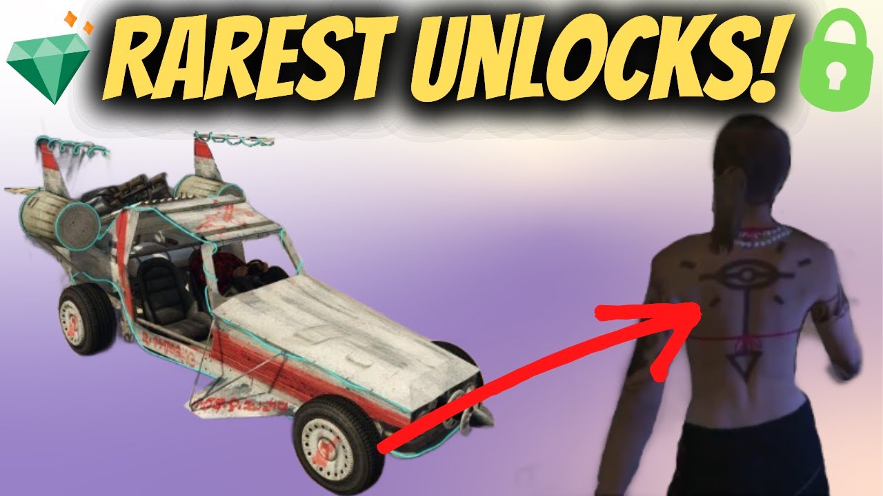 5 Rarest Unlockable Items in GTA Online - YouTube