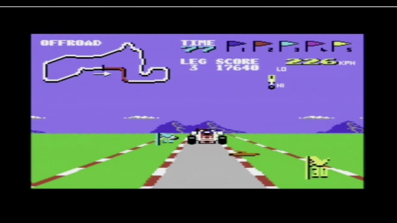 Buggy Boy (Commodore 64 Version) - Offroad Course Longplay - YouTube