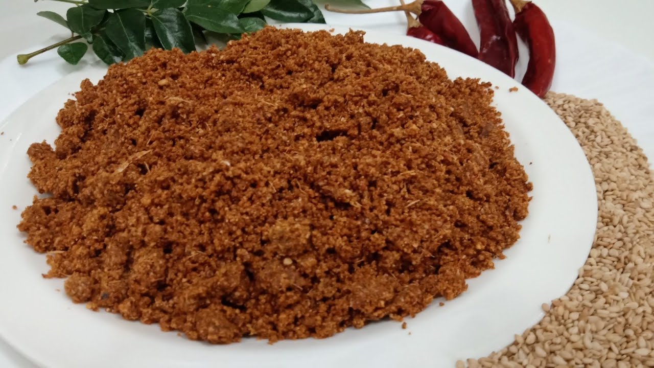 నువ్వుల కారంపొడి || Nuvvula Karam Podi || Sesame Powder For Idli, Dosa ...