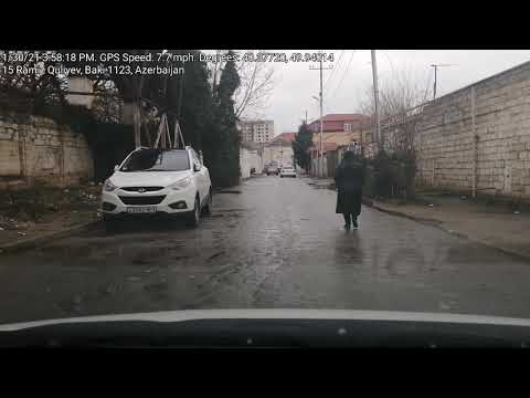 Kənd Əhmədli Bakı Azərbaycan. Ahmadli village Baku Azerbaijan 30 January 2021