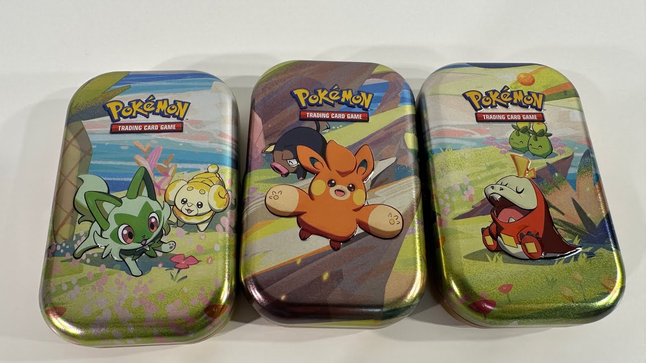Pokémon TCG - Opening Paldea Friends Mini Tins - YouTube