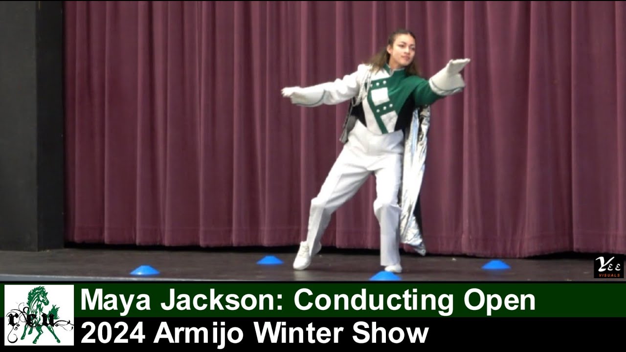 Maya Jackson, Rodriguez HS at 2024 Armijo Winter Show, Field Conducting ...