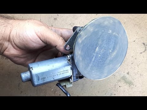 Orbital Sander - very easy way with wiper motor/ döner zımpara yapımı