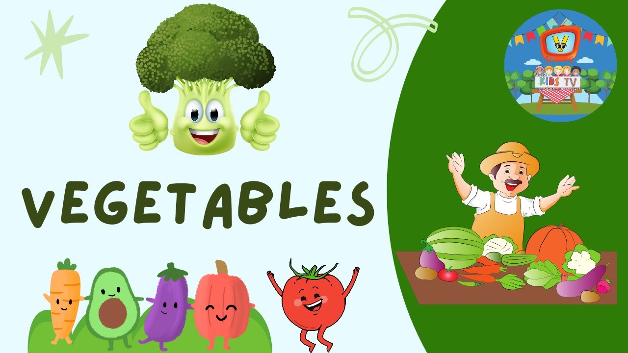Vegetables for kids | Learn Vegetable Names | Learning for Kids ...