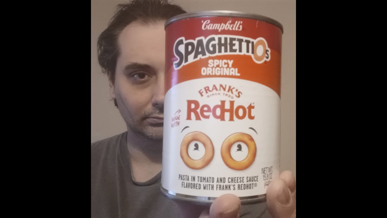 Trying out SpaghettiOs Spicy Original Frank's Red Hot. Never seen these ...