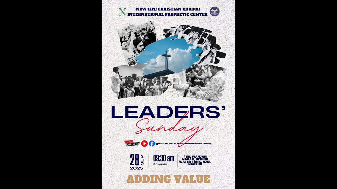 LEADERSHIP SUNDAY | Join us for ADDING VALUE - 28th September 2025 ...