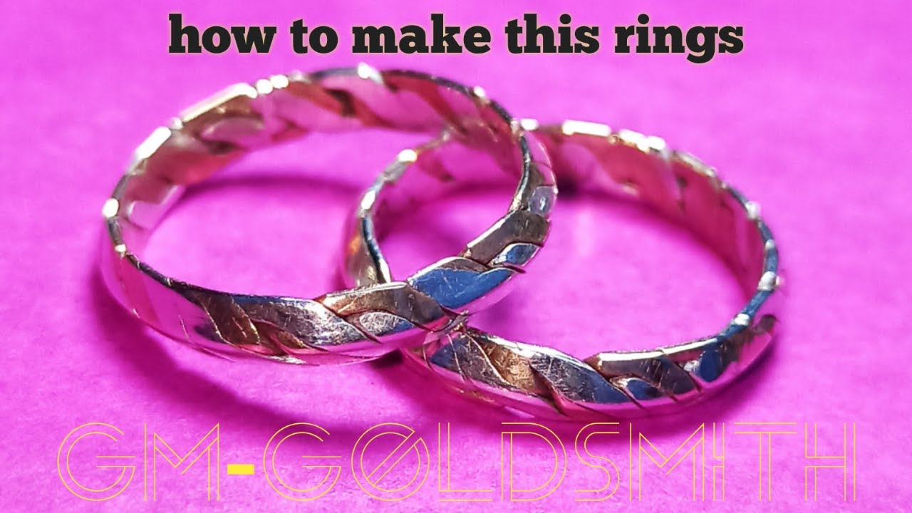 Silver & bronze combination ring making / how to make 2 metals ring ...