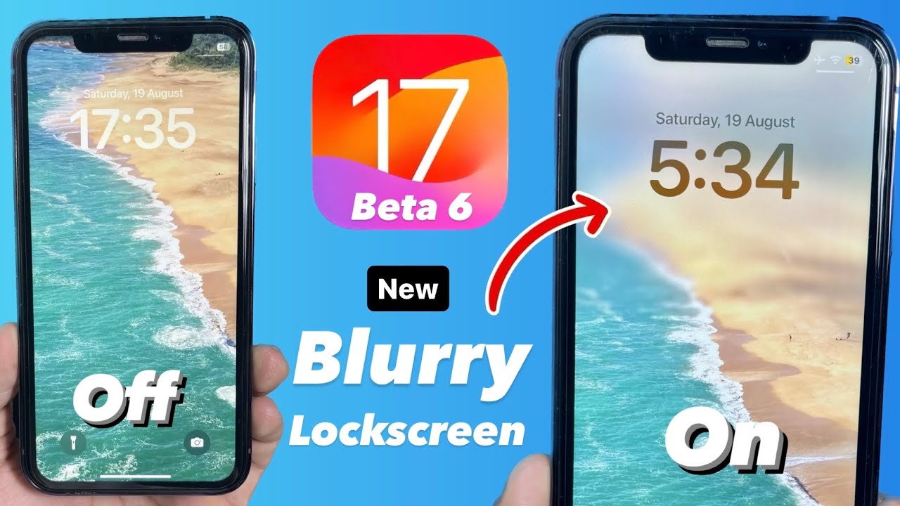 iOS 17 New Hidden Features - New Blurry Lockscreen Effect - Enable Now - YouTube
