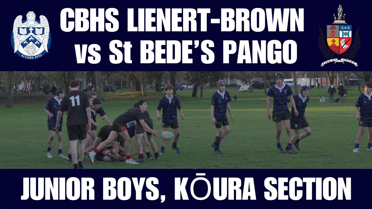 CBHS Lienert Brown vs St Bede's Pango, Kōura Section, Junior Boys Rugby ...