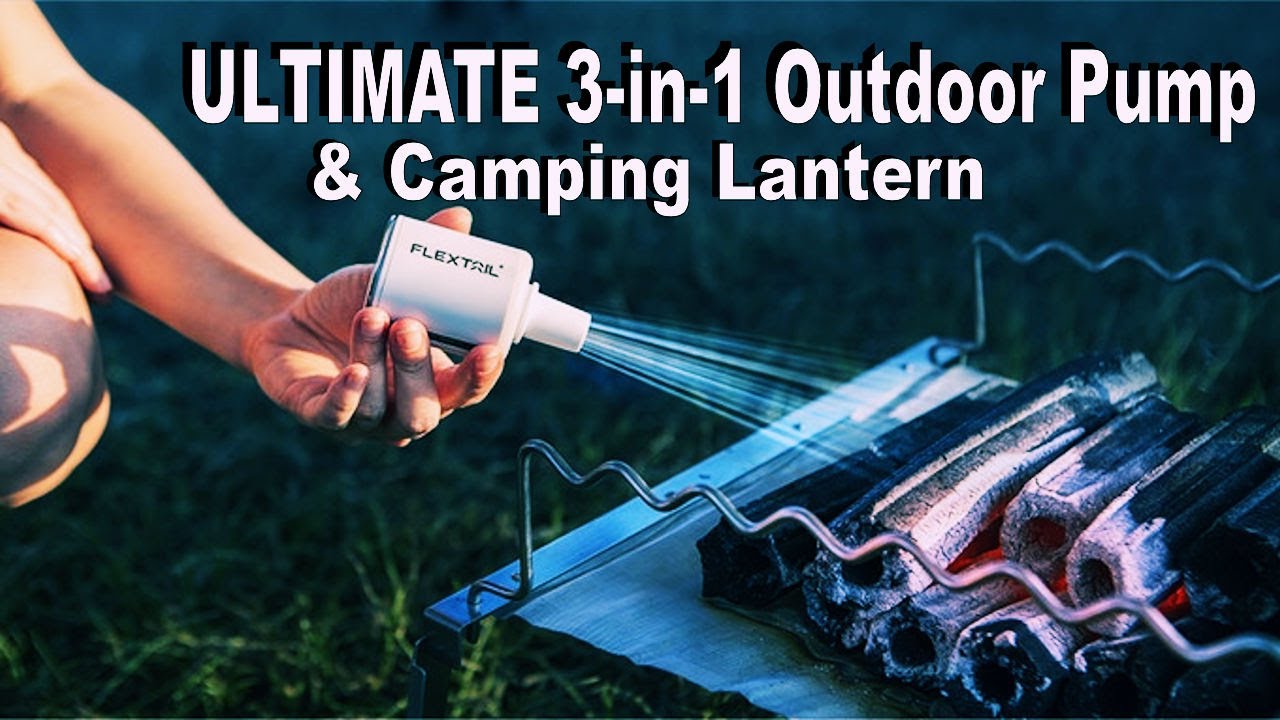 Ultimate 3-in-1 Outdoor Pump & Camping Lantern - YouTube