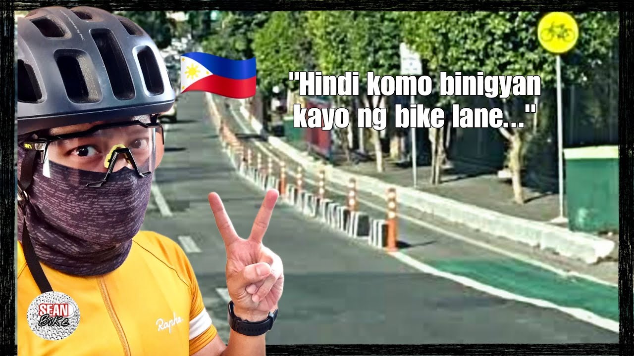 PINOY Cyclist Samples Real World Bike Lane Issues - YouTube