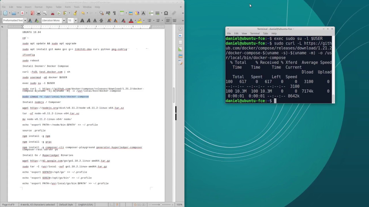 Hyperledger Fabric 1.1 with Composer and Explorer - YouTube