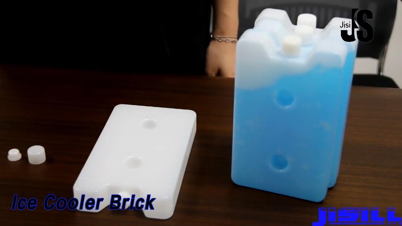 Water Filled Ice Cooler Brick 450ml HDPE No Leakage Non Caustic - YouTube