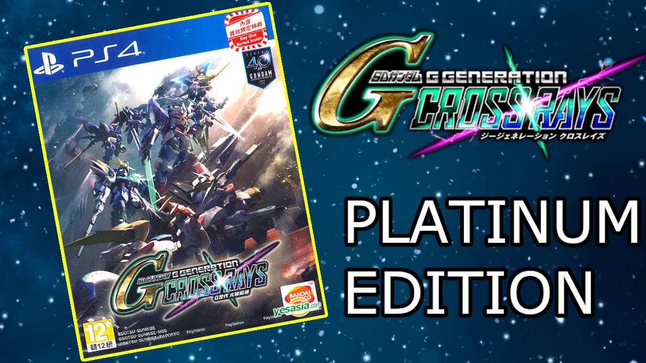 SD Gundam G Generation Cross Rays Platinum Edition - YouTube