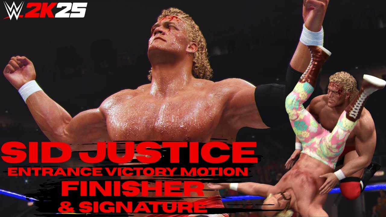 Sid Justice Super Finisher, Signature Move, Combo Move-set, Entrance ...