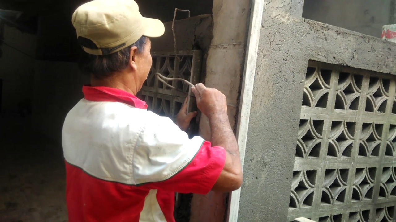 PROSES PEMASANGAN BEGEL DAN PERPIL untuk Membuat Plesteran Menjadi Siku ...