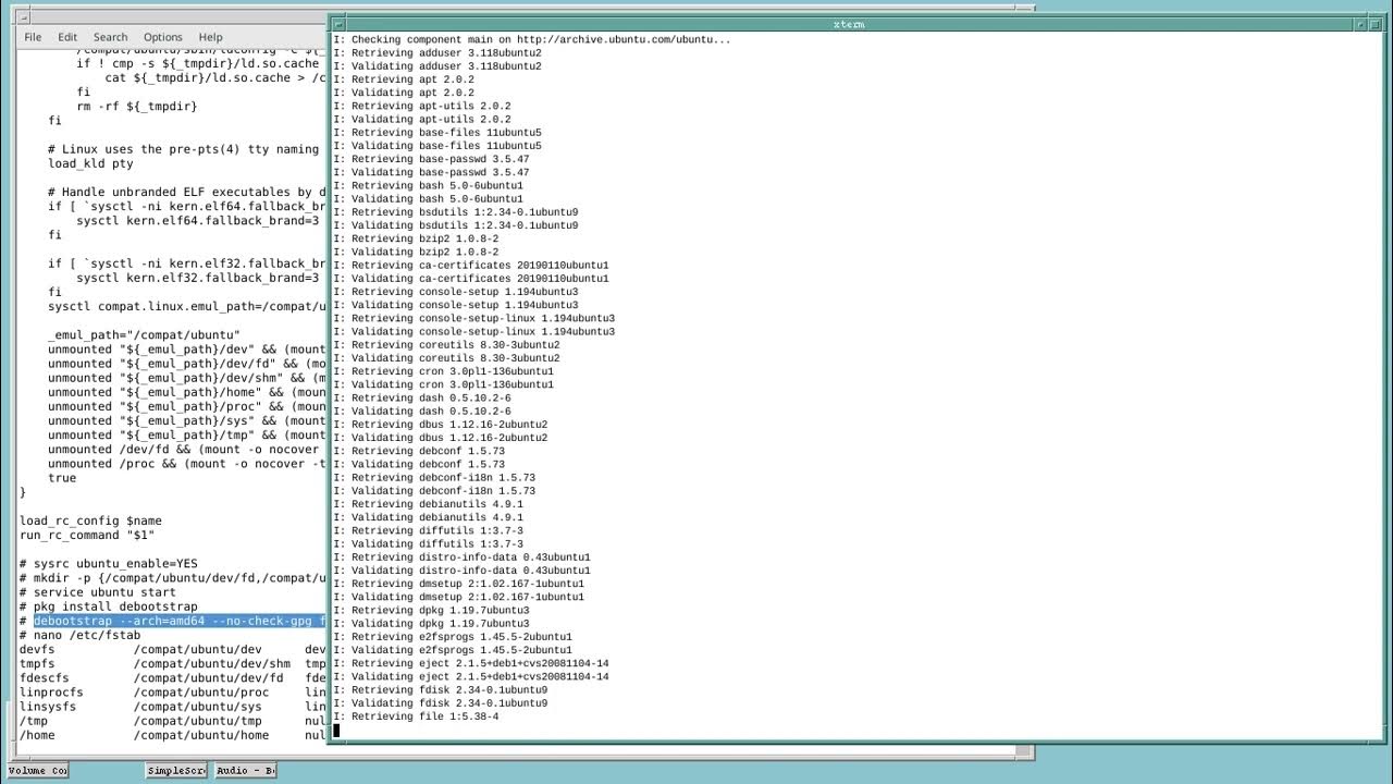 Linux Binary Compatibility - FreeBSD 13.1-RELEASE - YouTube
