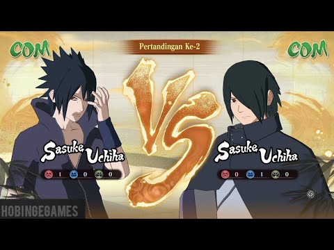 Sasuke (Rinne Sharingan) vs Sasuke (Support Kage) - YouTube