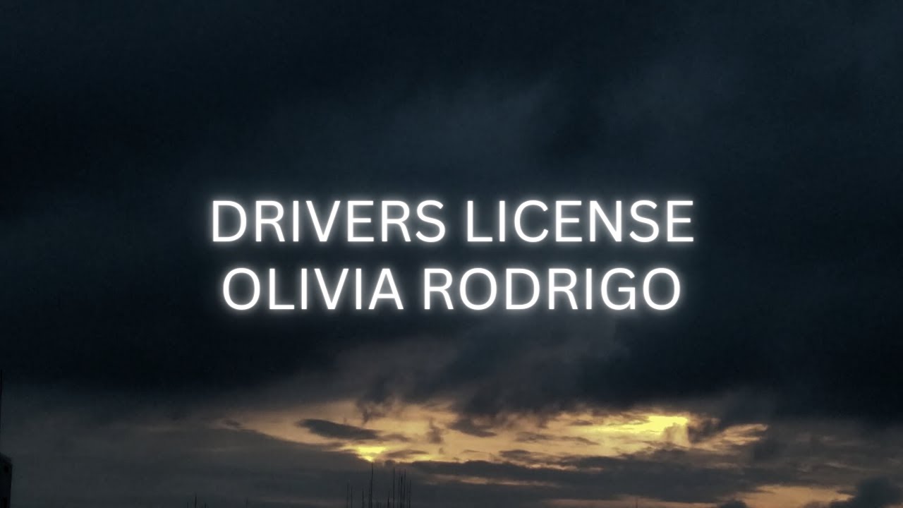 Olivia Rodrigo – drivers license (Lyrics) - YouTube