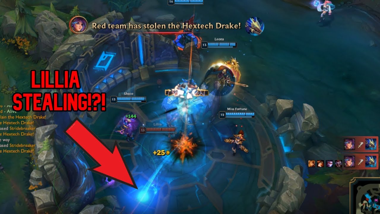 HEXTECH GATE DRAGON STEAL (LoL) - YouTube