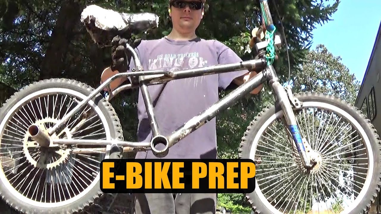 DIY E-BIKE (Ep.3) || Clean Up & Prep - YouTube