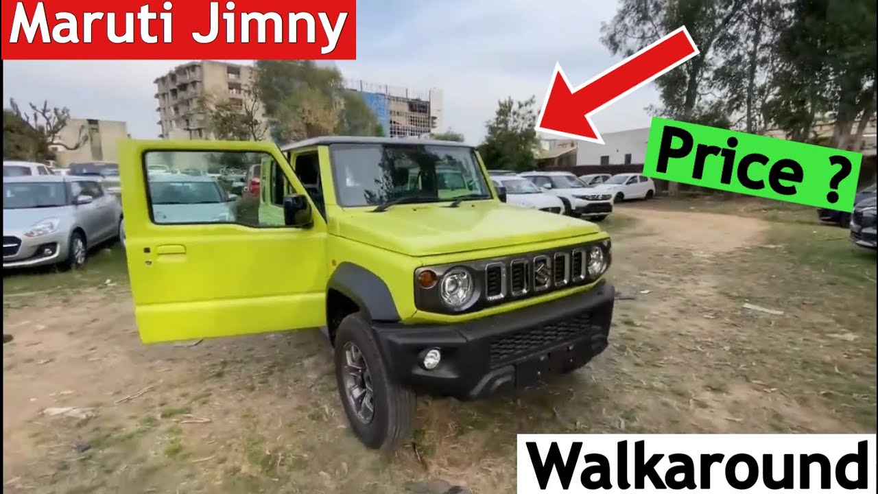 All New Maruti Suzuki Jimny Alpha Detailed Walkaround - YouTube